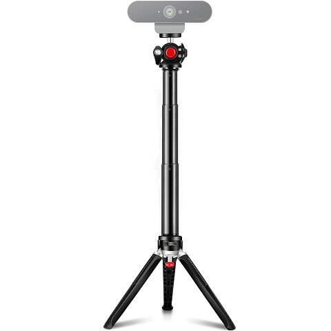 Amazon - Adjustable Webcam Desk Mount Stand | Desktop Tripod | Foldable ...