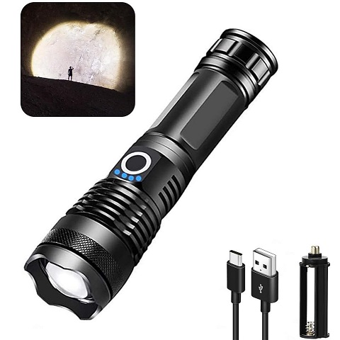 Amazon - LED Flashlights, 10000 Lumen Super Bright Tactical Flashlight ...