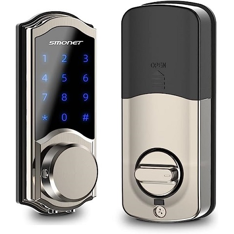 Amazon - Smart Deadbolt Keyless Entry with Keypad, Smart Locks for ...
