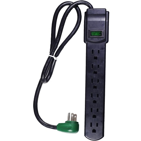 Amazon - Go Green Power GG-16103MSBK Surge Protector, 2.5 FT, Black ...