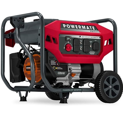 Amazon - Powermate PM4500 4,500-Watt Gas-Powered Portable Open Frame ...