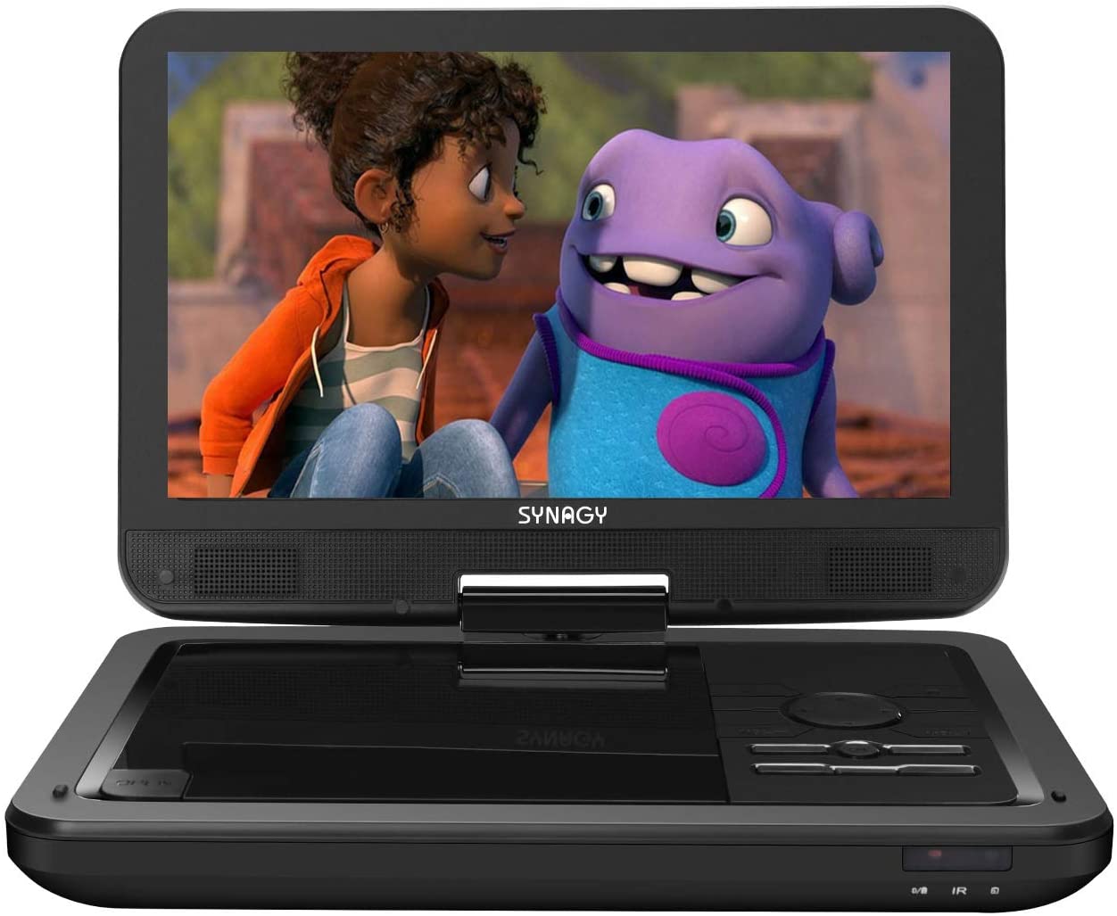 Amazon - SYNAGY 12 Portable DVD Player with 10.1 Swivel Screen Remote ...