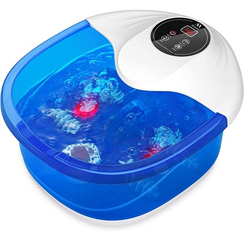 Amazon - Foot Bath Spa with Heat and Massage, Pedicure Foot soak Tub ...