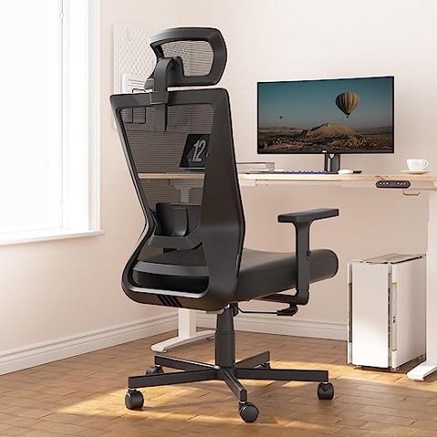 Amazon - Dripex Ergonomic Office Chair, Home Office Desk Chair, High ...