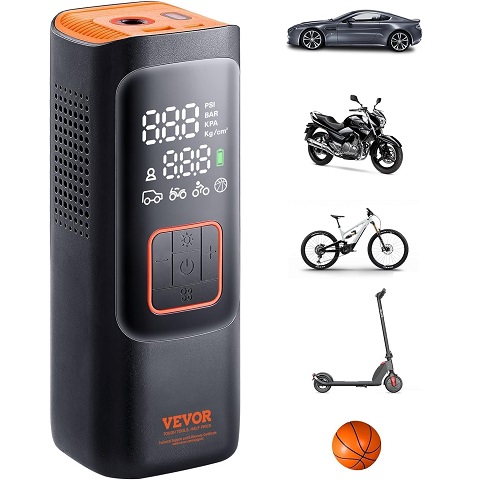 Amazon - VEVOR Tire Inflator Portable Air Compressor, 2X Faster ...