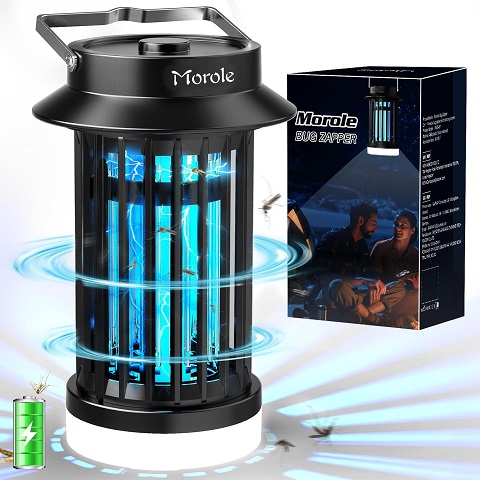 Amazon - Bug Zapper for Indoor Outdoor, Rechargeable Mosquito Zapper ...