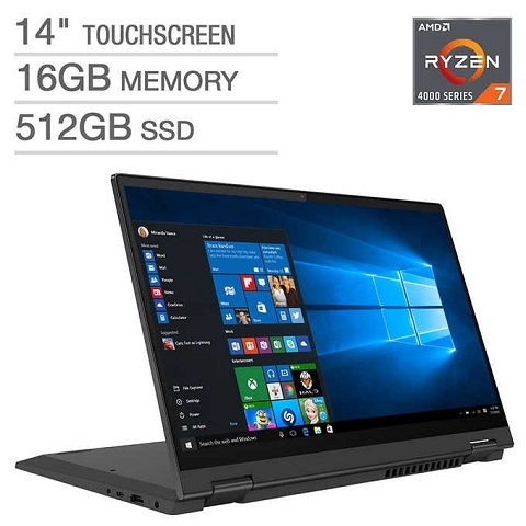 Costco - Lenovo Flex 5 14 inch 2-in-1 Touchscreen Laptop - AMD Ryzen 7 ...