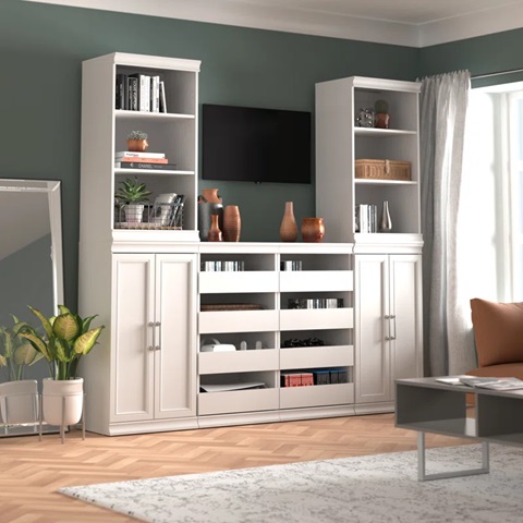 Wayfair - Modular Storage 21.38" W Shelving Unit with 3 Shelves : $119. ...