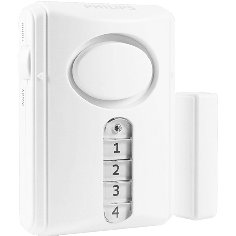 Walmart - Philips Personal Security Deluxe Door Alarm Keypad Activation ...